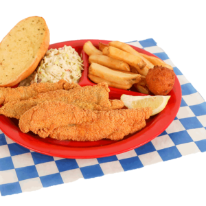 1 pc. Fried Catfish Plate - Bill Miller's Laguna Madre Seafood Company